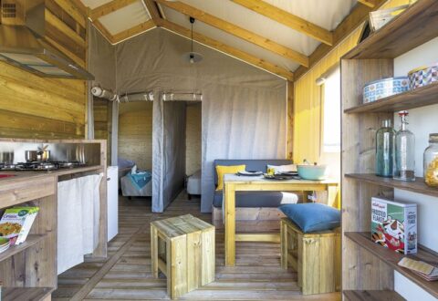 CHALET LODGE - Camping Le Verseau Gréoux-les-bains Provence